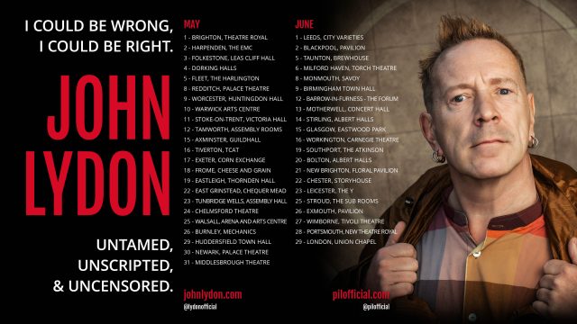 Tour - PiL Official