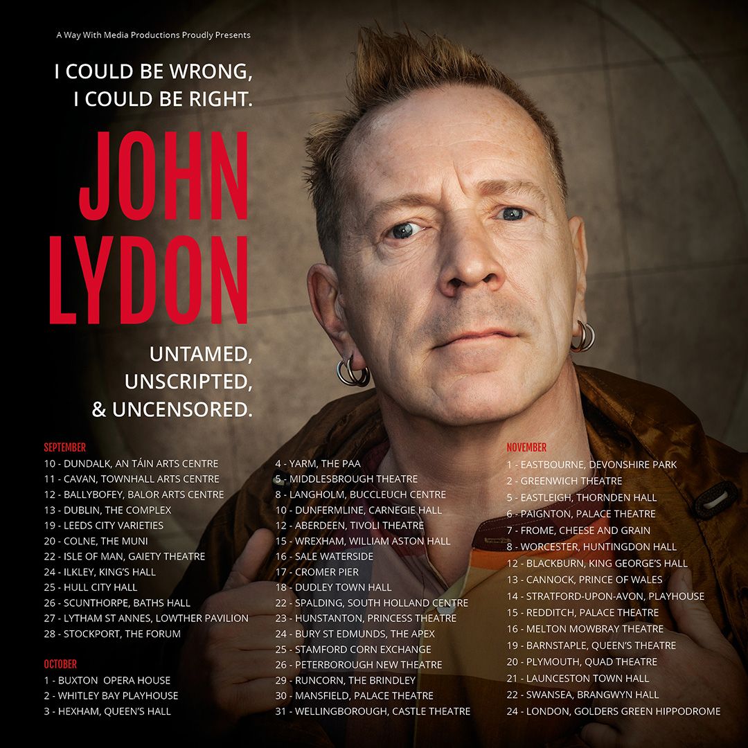 John Lydon - I Could Be Wrong, I Could Be Right 2025 - PiL Official