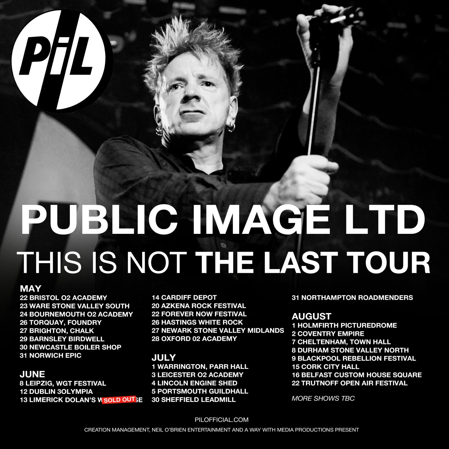 4 more UK PiL shows for 2025 - PiL Official