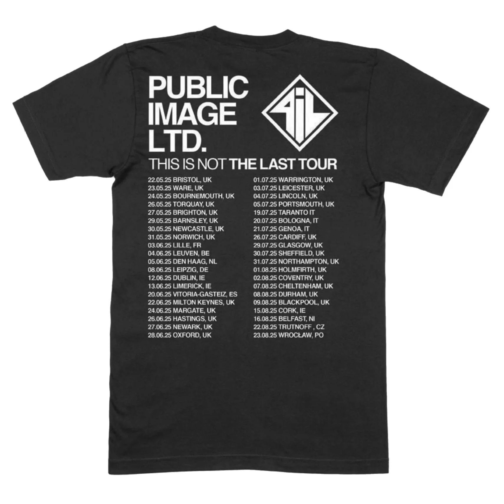 2025 Tour Merchandise - PiL Official