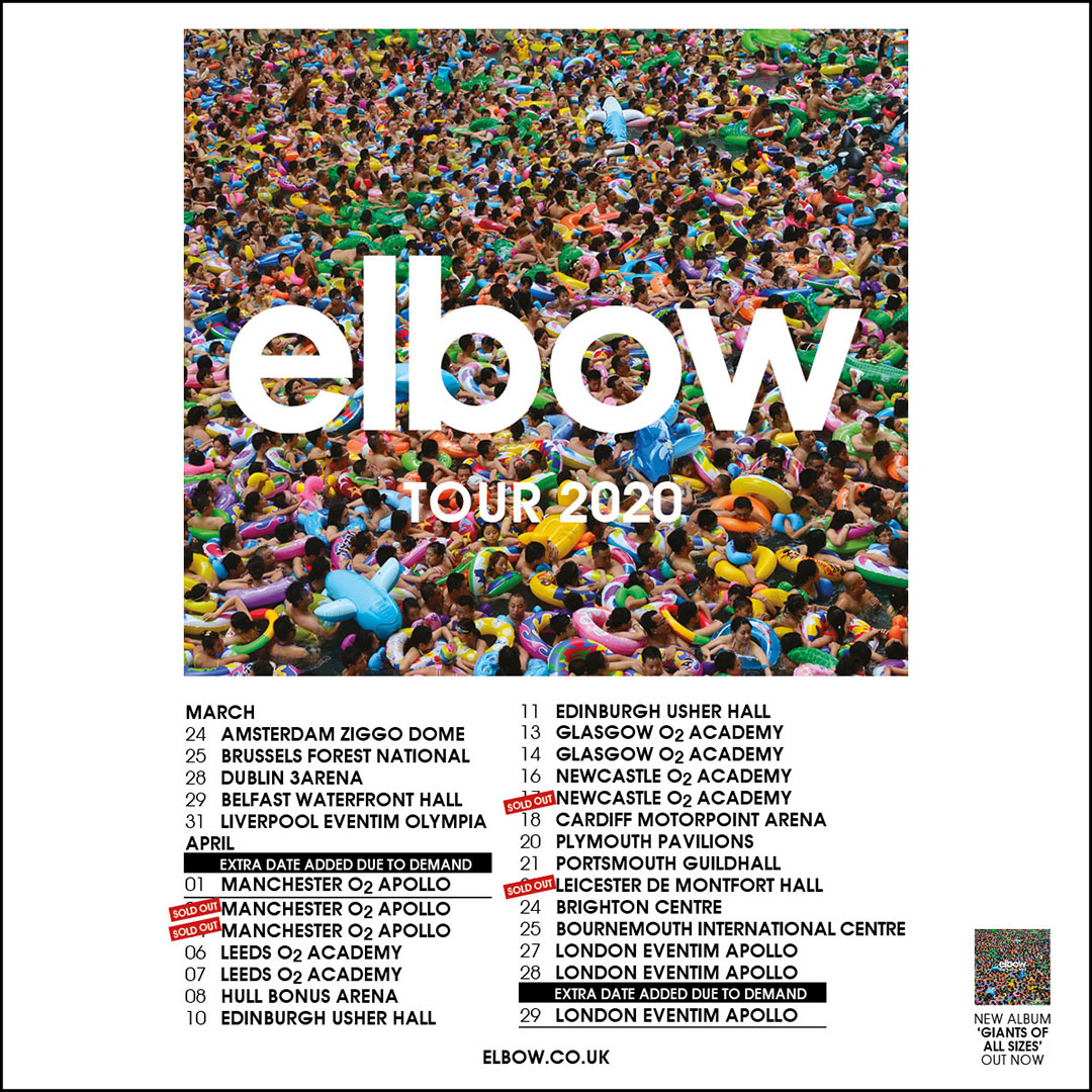 2020 TOUR - THIRD LONDON DATE ON SALE NOW - elbow