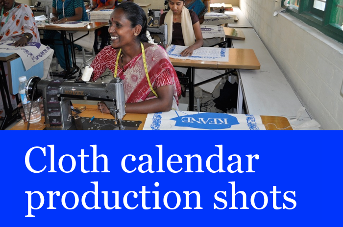 Cloth calendar production shots - KEANE | OFFICIAL WEBSITE