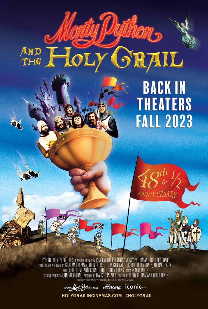 Monty Python and The Holy Grail Releases in US Theaters December 2023 for 48 1/2 Anniversary ...